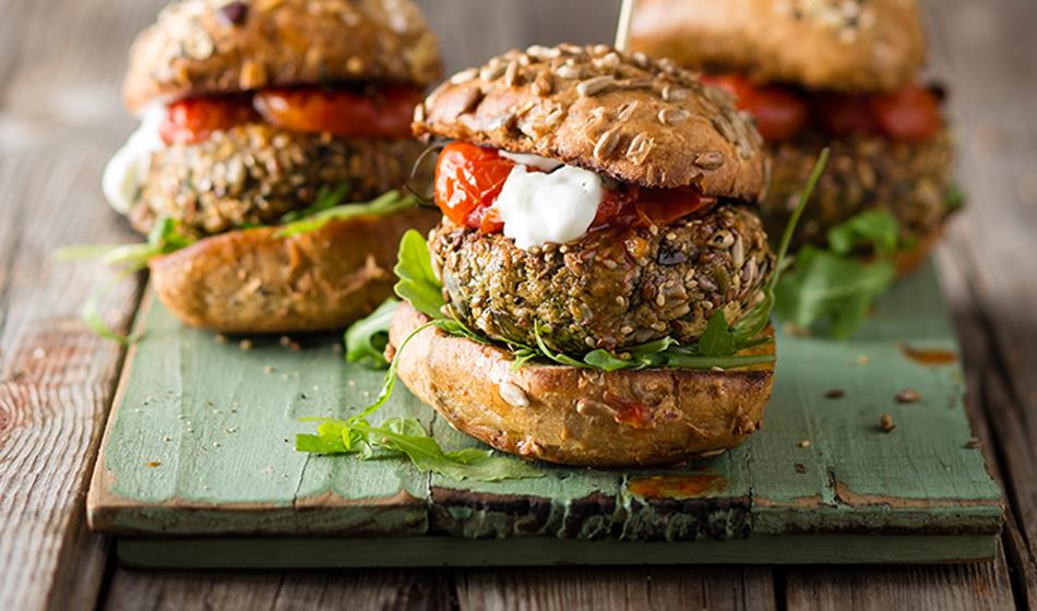 SEEDED BEAN BURGERS | Flora